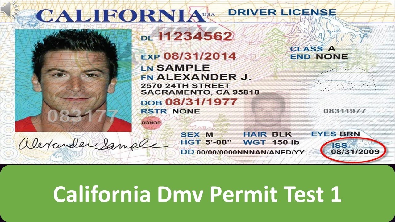 California DMV Permit Test 1 YouTube california-dmv-permit-test-1-youtube
