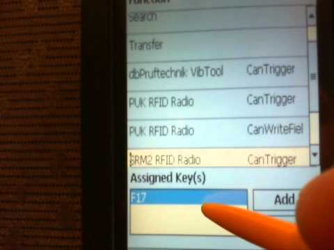 How to setup the RFID in the Symbol 9090? - YouTube