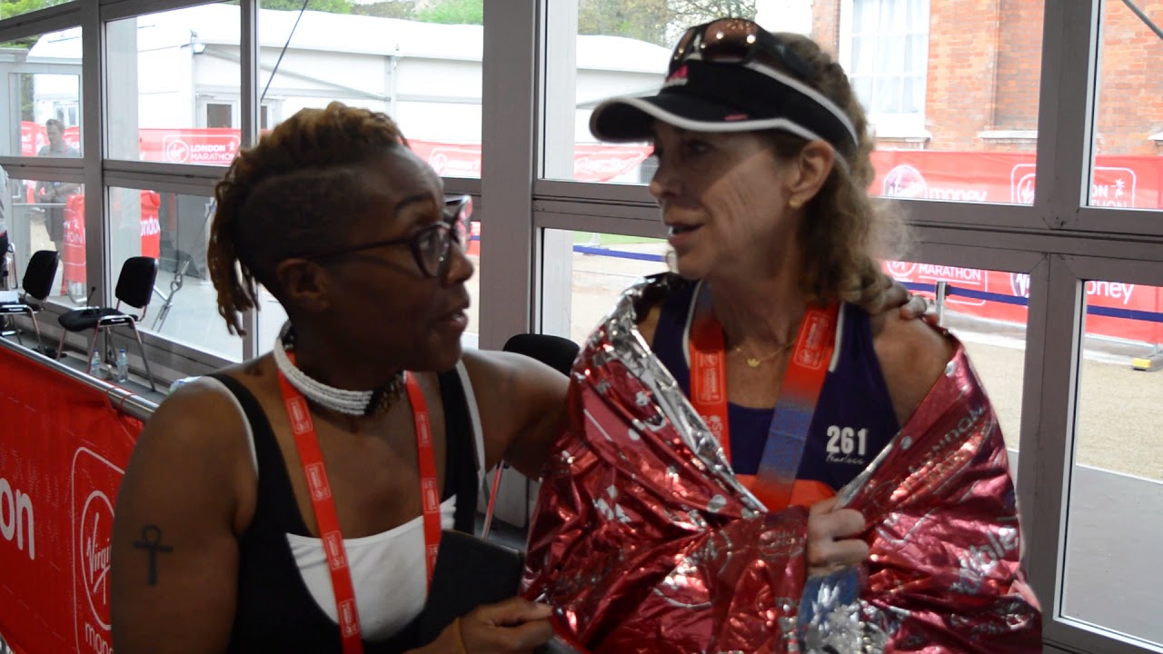 Esther Austin interviews Kathrine Switzer as she Finishes The Virgin ...