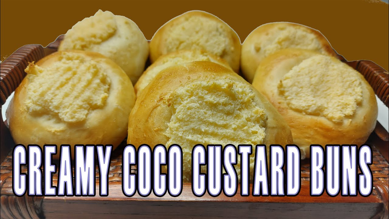 CREAMY COCO CUSTARD BUNS HA 011 - YouTube
