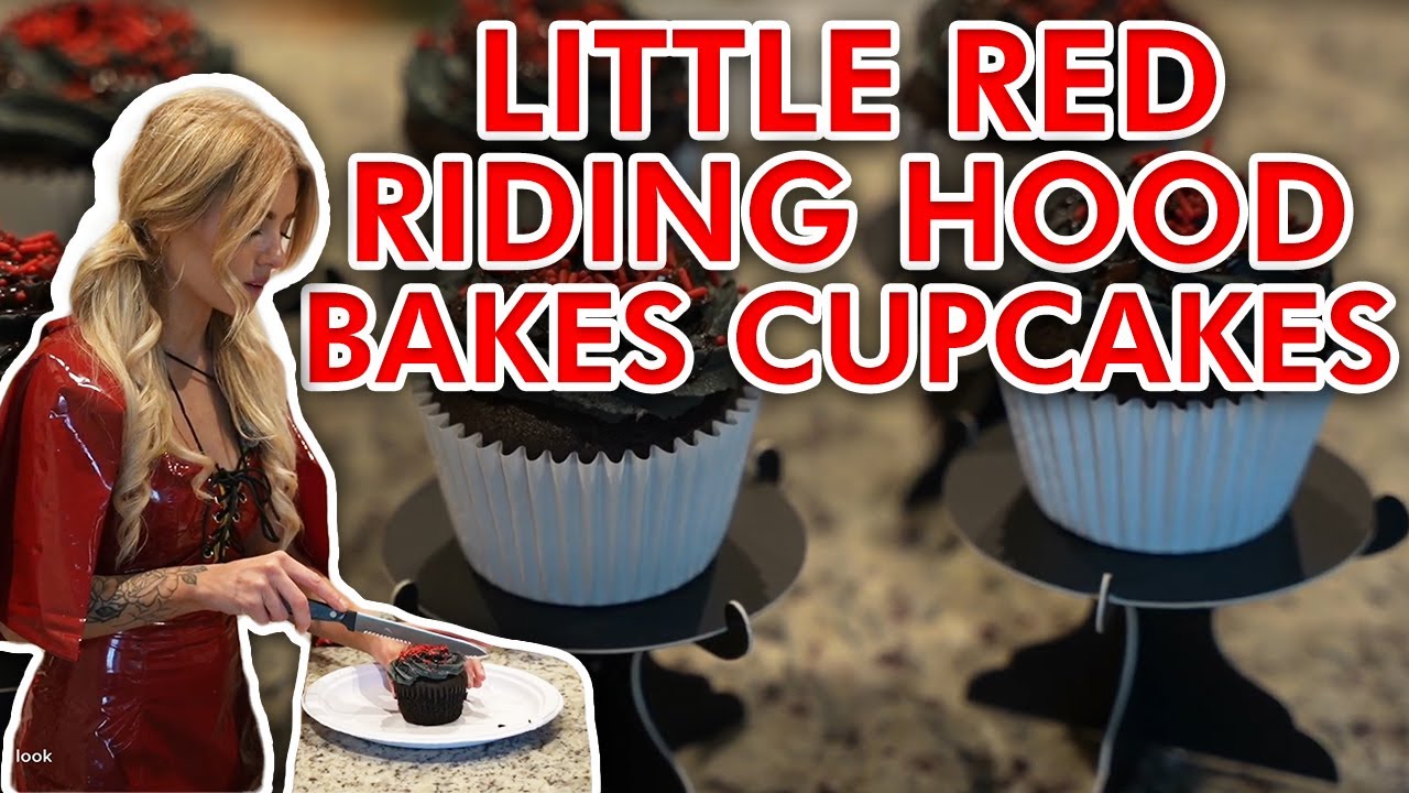 Red Riding Hood Bakes Cupcakes and More! - YouTube