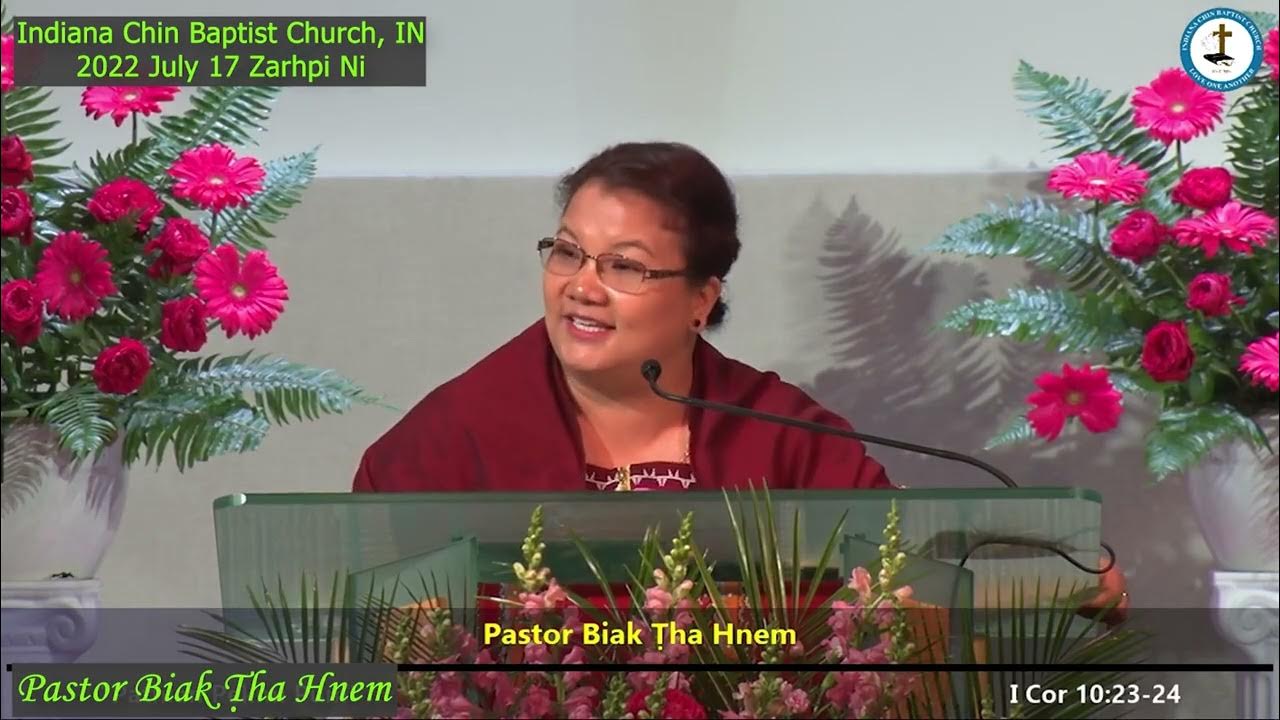 Pastor Biak Tha Hnem "Pathian Pekmi Pum" (ICBC, IN) 2022 July 17 - YouTube