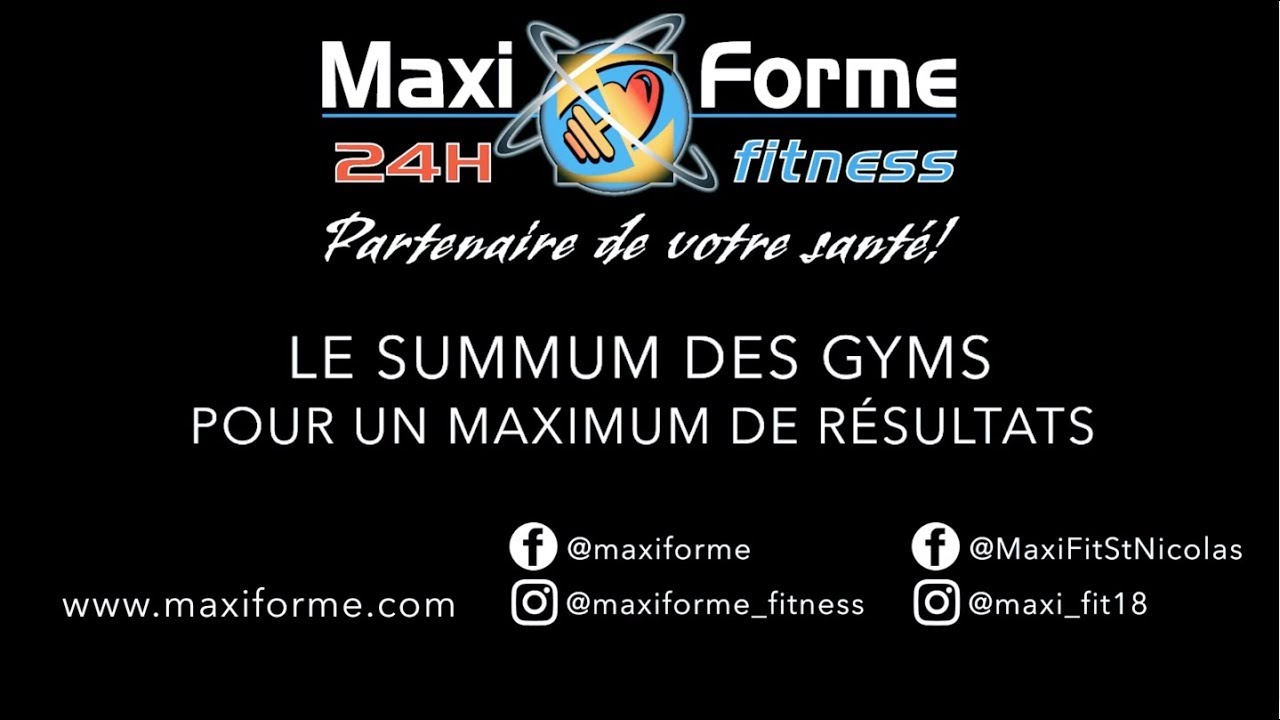 Vidéo promotionnelle • Maxi-Forme Fitness - YouTube
