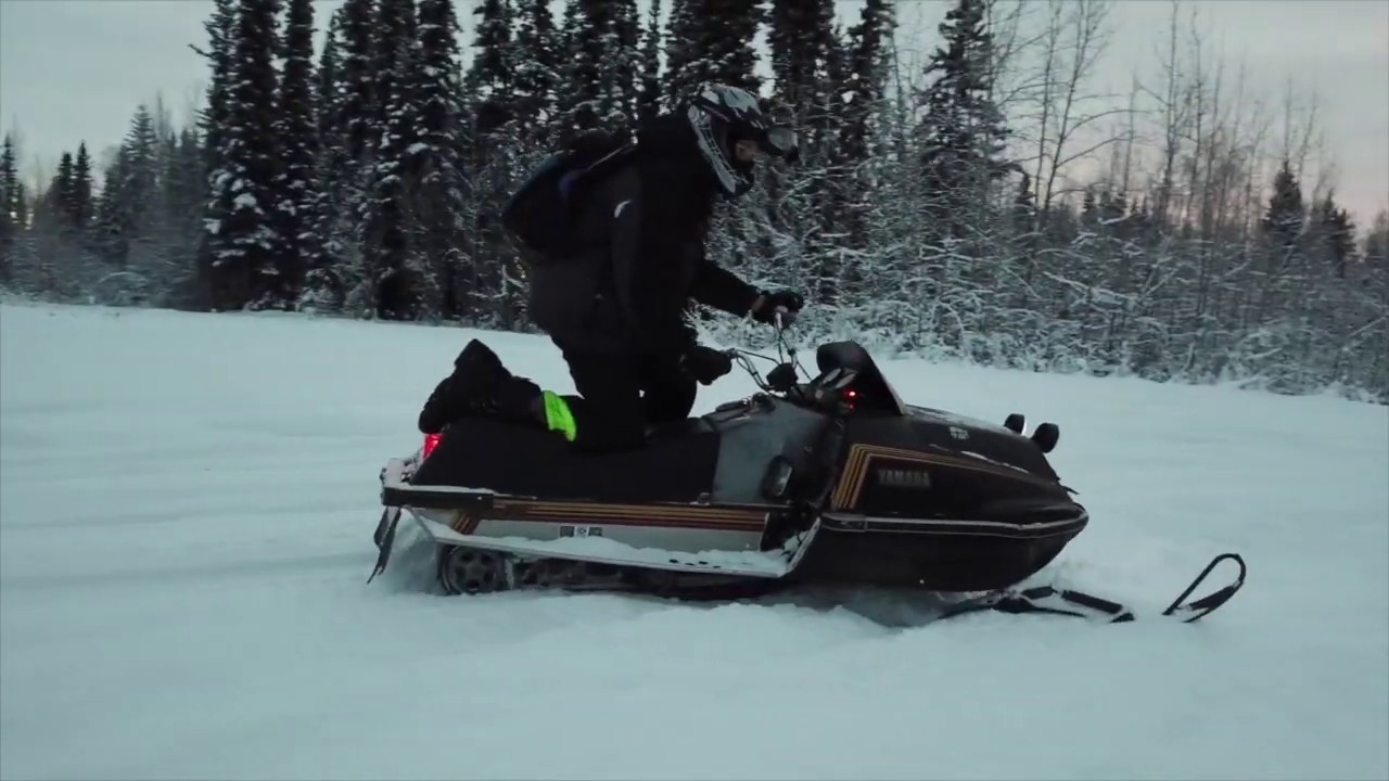 riding snowmobiles and flying drones in Alaska - YouTube