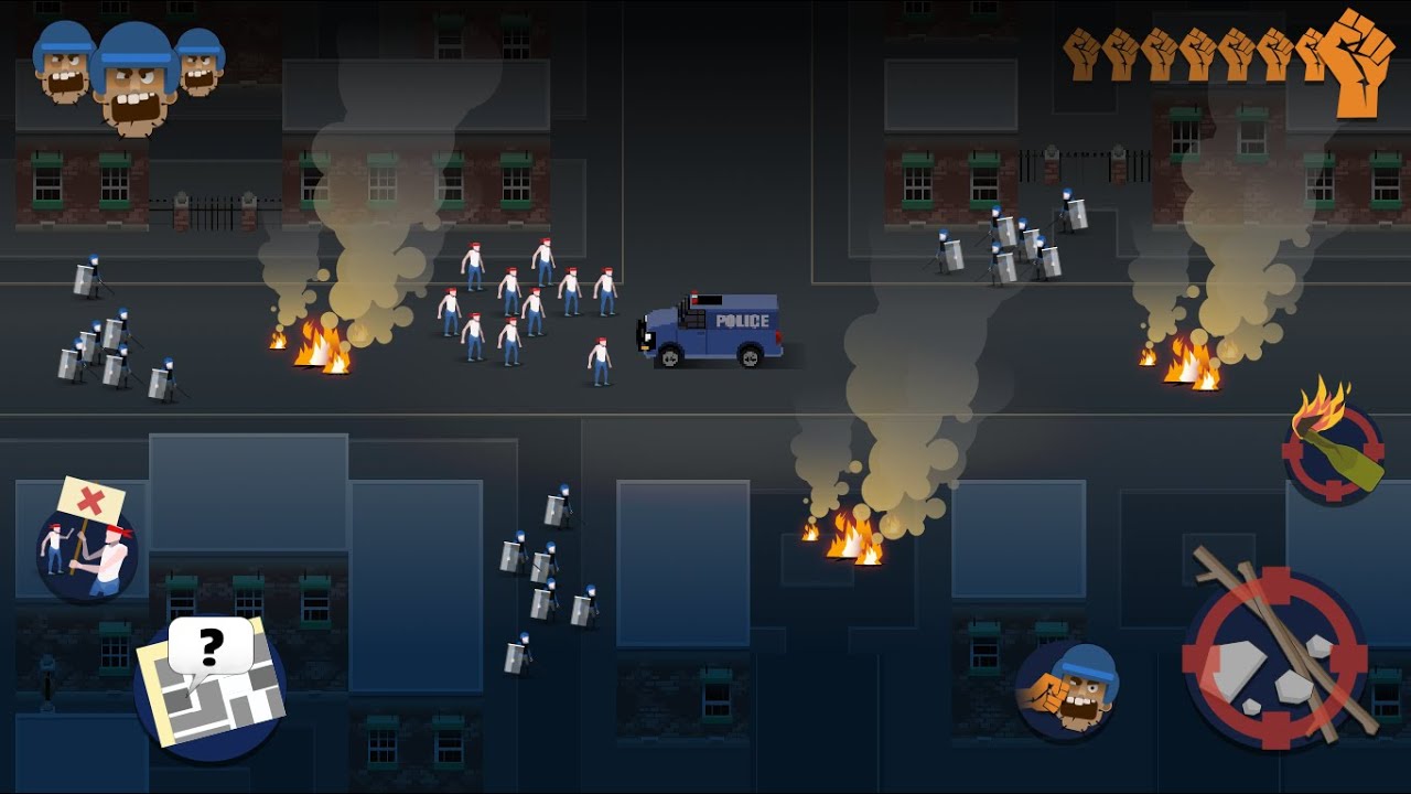 Pocket RIOT simulator/survival game - YouTube