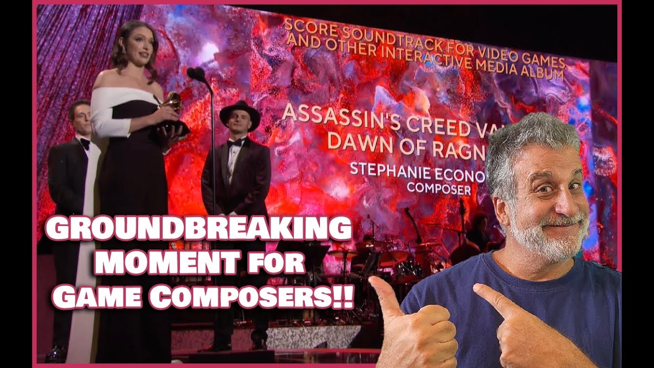 First GRAMMY for Video Game Music Stephanie Economou for Assassin's Creed - YouTube