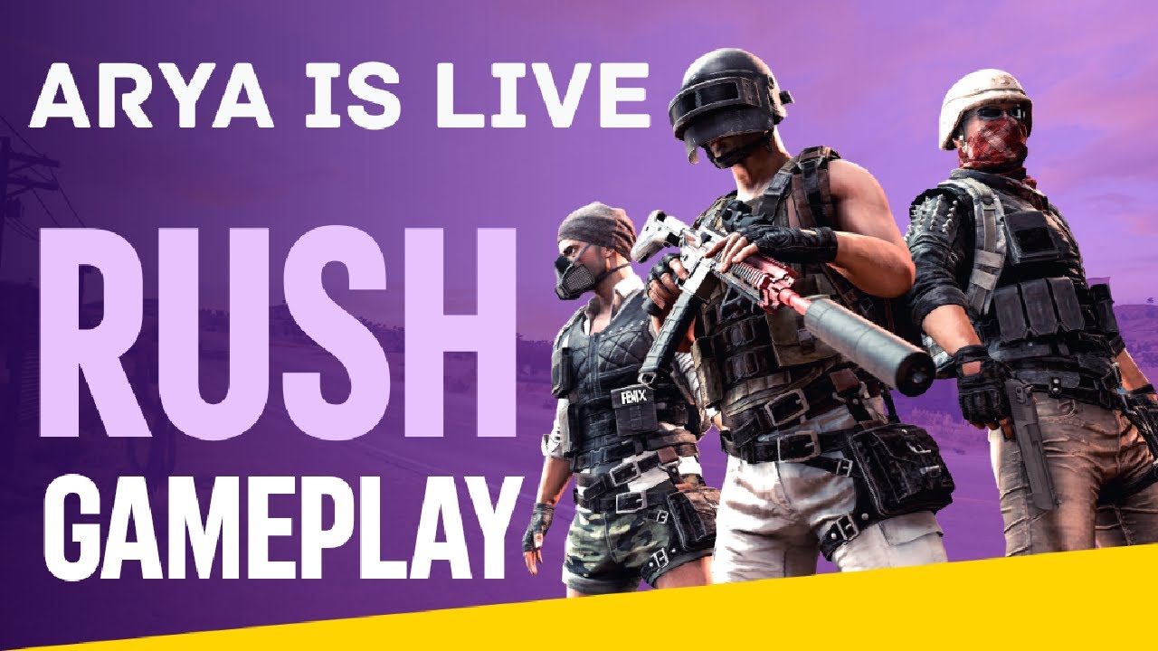 ARYA IS LIVE |FUN GAMEPLAY | NEW SEASON RANK PUSH | BGMI LIVE - YouTube