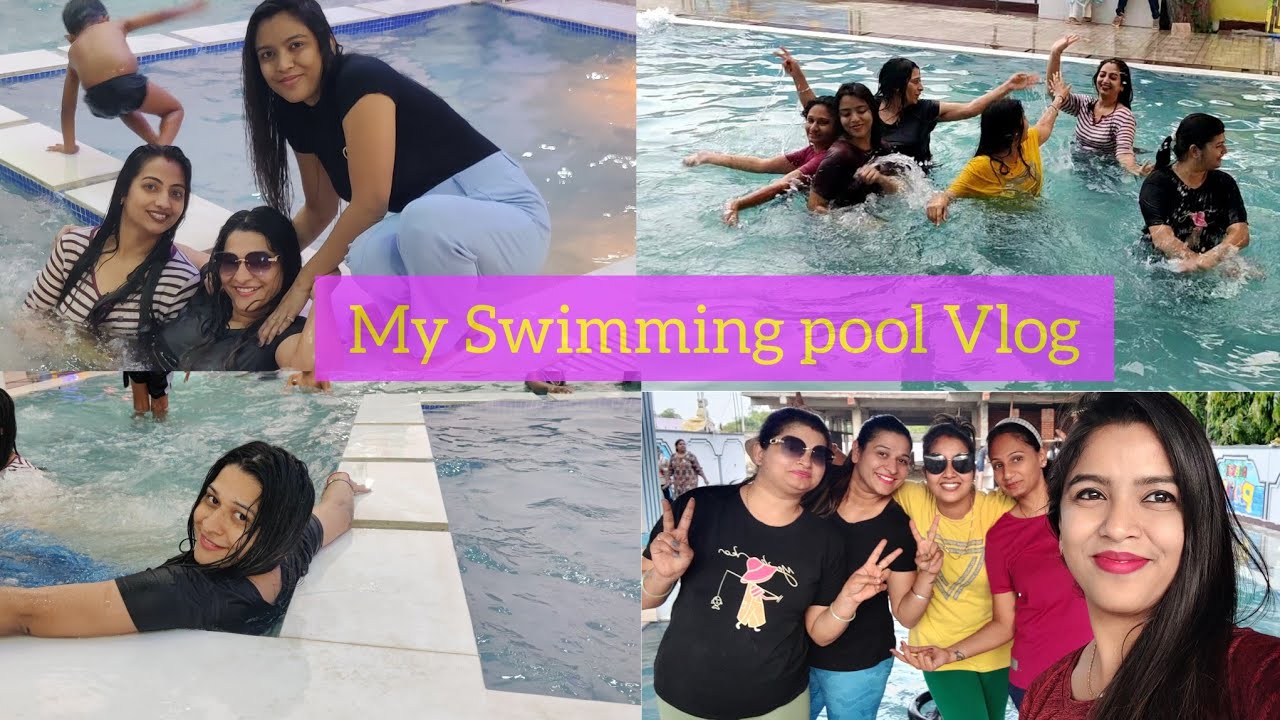 My Swimming pool Vlog with Friends unlimited fun only in 100 rs Bharti ...