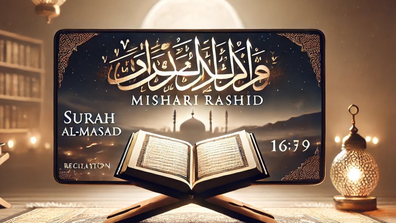 What Makes Mishari Rashid's Surah Al-Masad Recitation So BEAUTIFUL ...