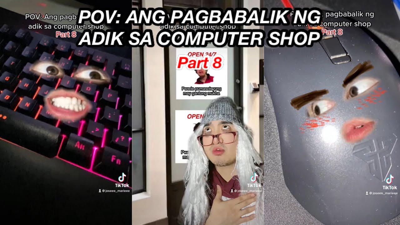 ANG PAGBABALIK NG ADIK SA COMPUTER SHOP PART 8 | FUNNY TIKTOK - YouTube