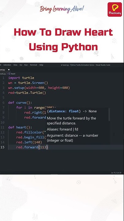 Heart ️ Using Python 🔥 Practically Python For Beginners Youtube