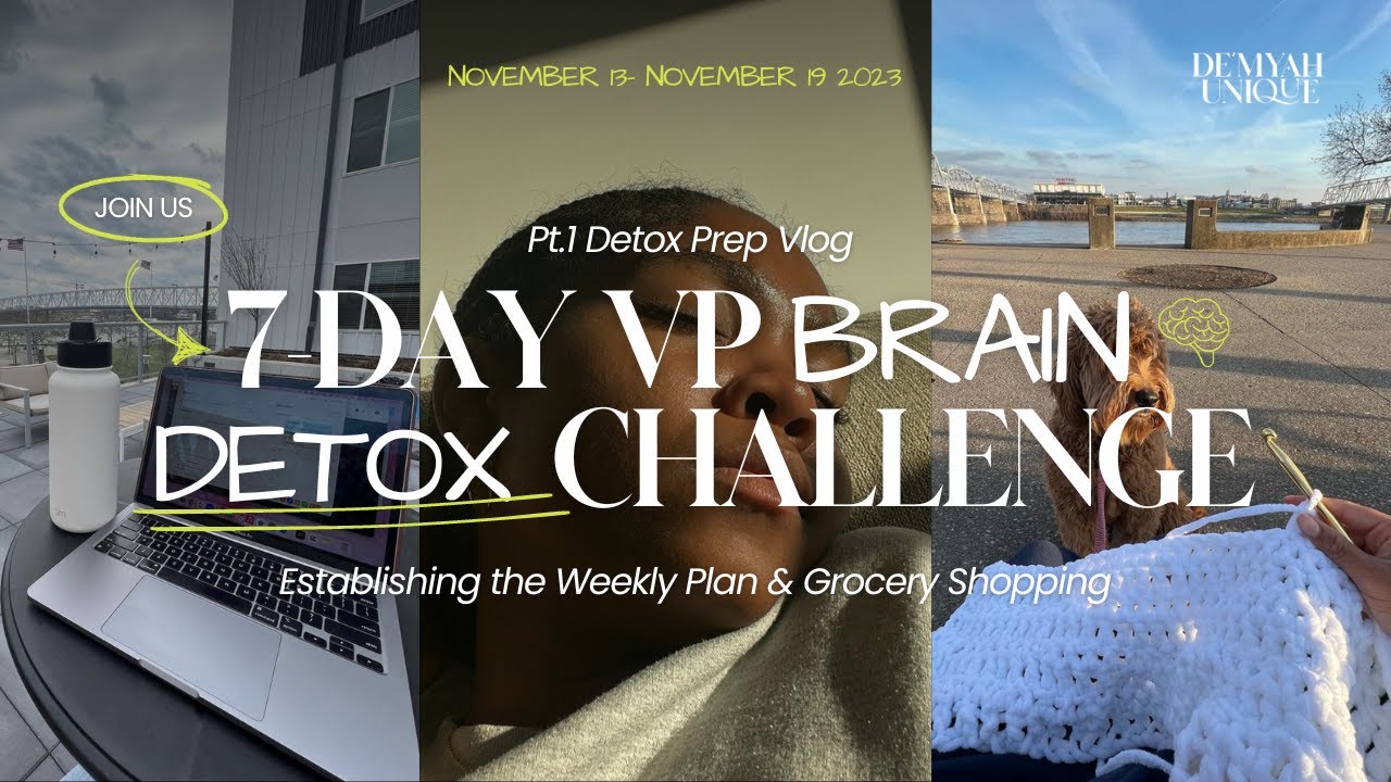 #7DayBrainDetoxChallenge Pt.1 Detox Prep Vlog [Establishing the Plan ...