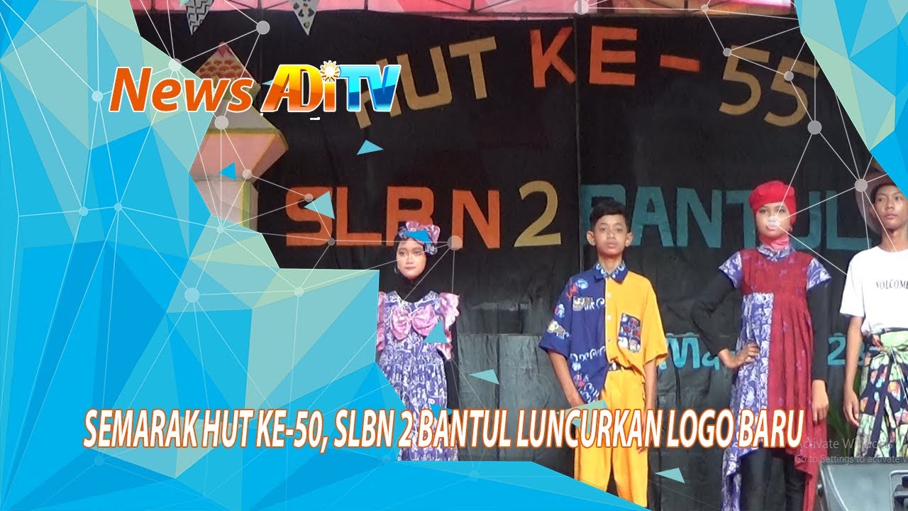 SEMARAK HUT KE 50, SLBN 2 BANTUL LUNCURKAN LOGO BARU - YouTube