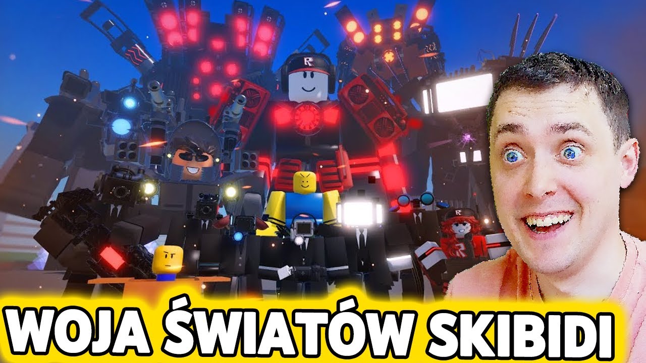 SKIBIDI TOILET ROBLOX + NOOB EXPERIMENT!? OGLADAM WOJNY ŚWIATÓW SKIBIDI ...