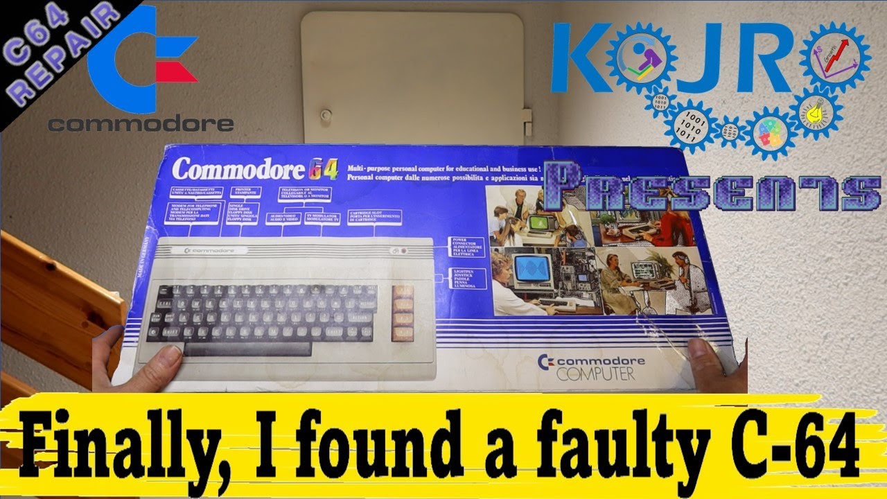 Finally I found a C64 with a fault - YouTube