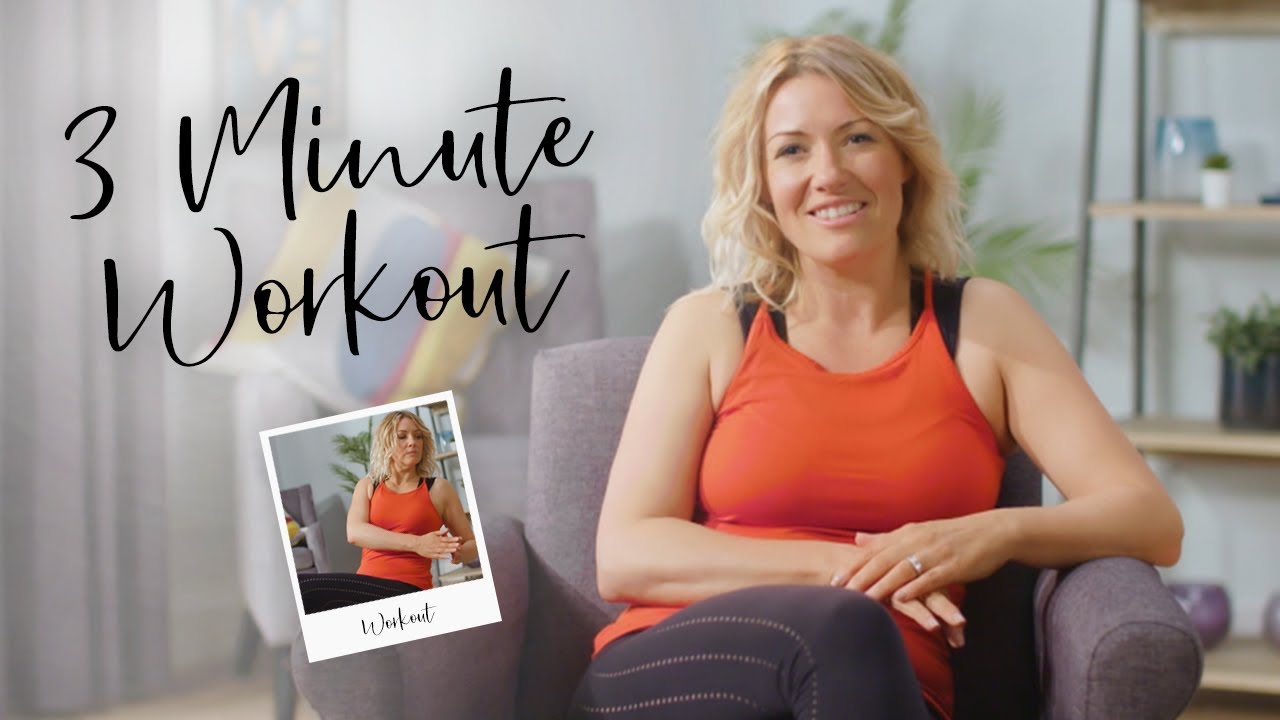 3 Minute Full Body Workout | Get Your Sweat On | Ideal World - YouTube