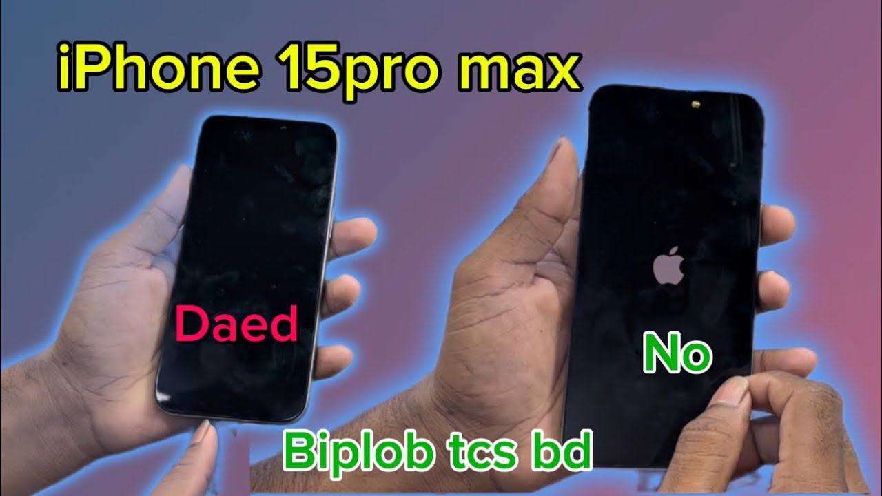 iPhone 15 pro max dead problem fix || iPhone 15 pro max Charging date ...