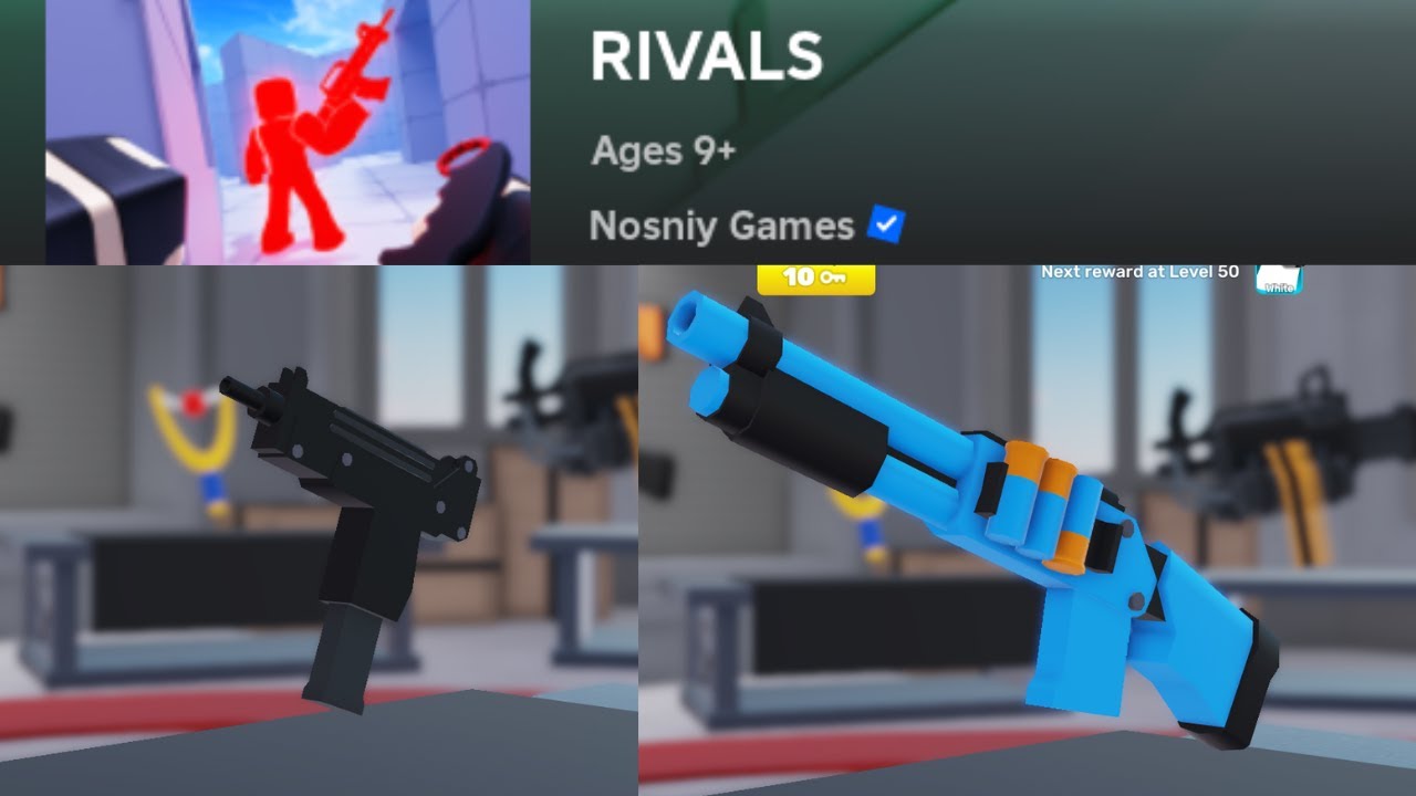 roblox rivals is easy w the shotgun/uzi combo - YouTube