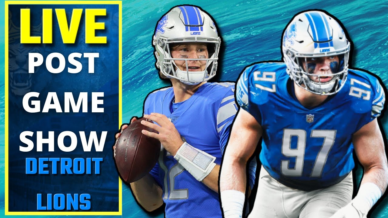 Detroit Lions vs. Pittsburgh Steelers Post-Game Show Ft. Amon-Ra St ...