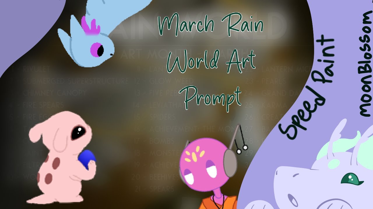 Drawing Rain World Art for a whole month! Part 2 - YouTube