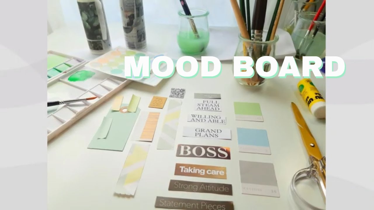 DIY PAPER COLLAGE: Mood Board - YouTube