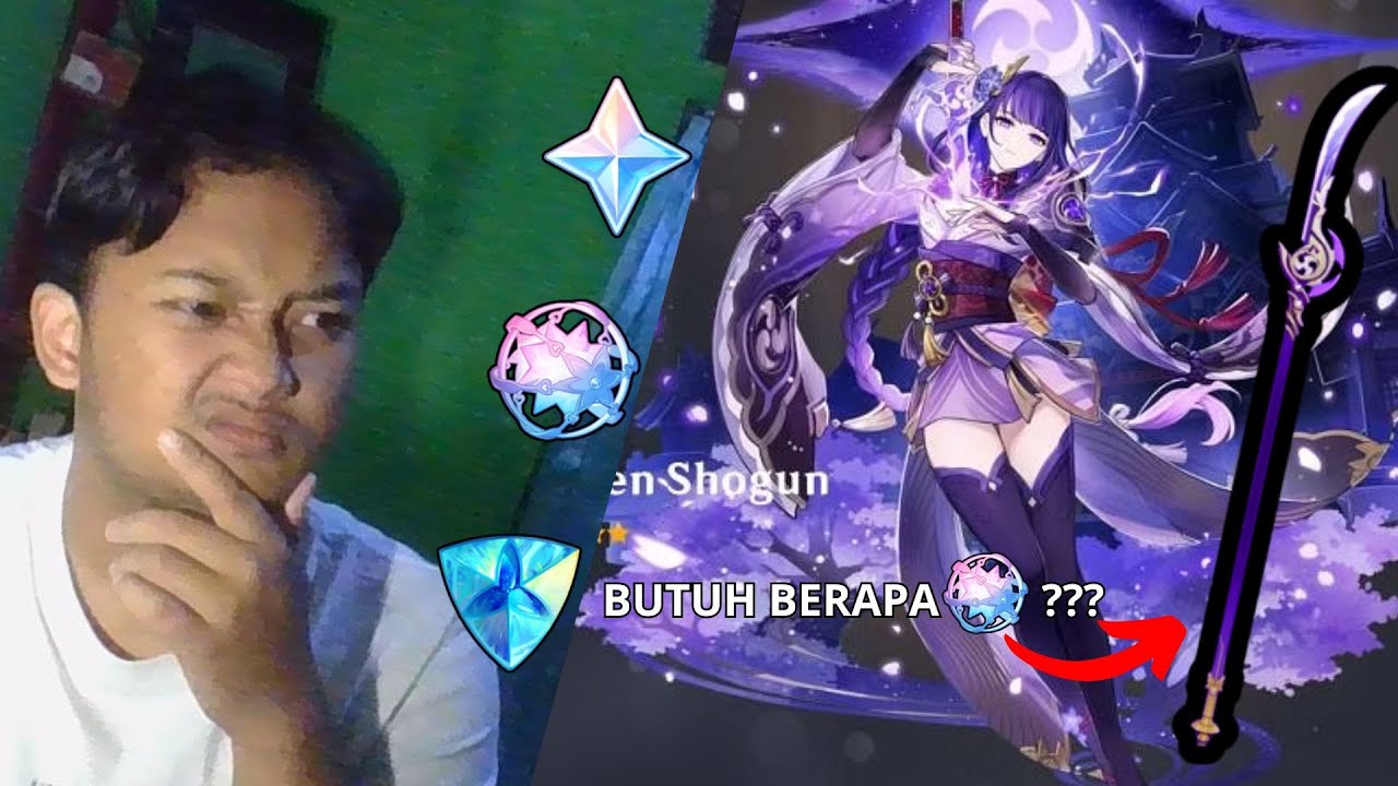 GACHA RAIDEN SHOGUN + SIGNATURE WEAPON - GENSHIN IMPACT - YouTube