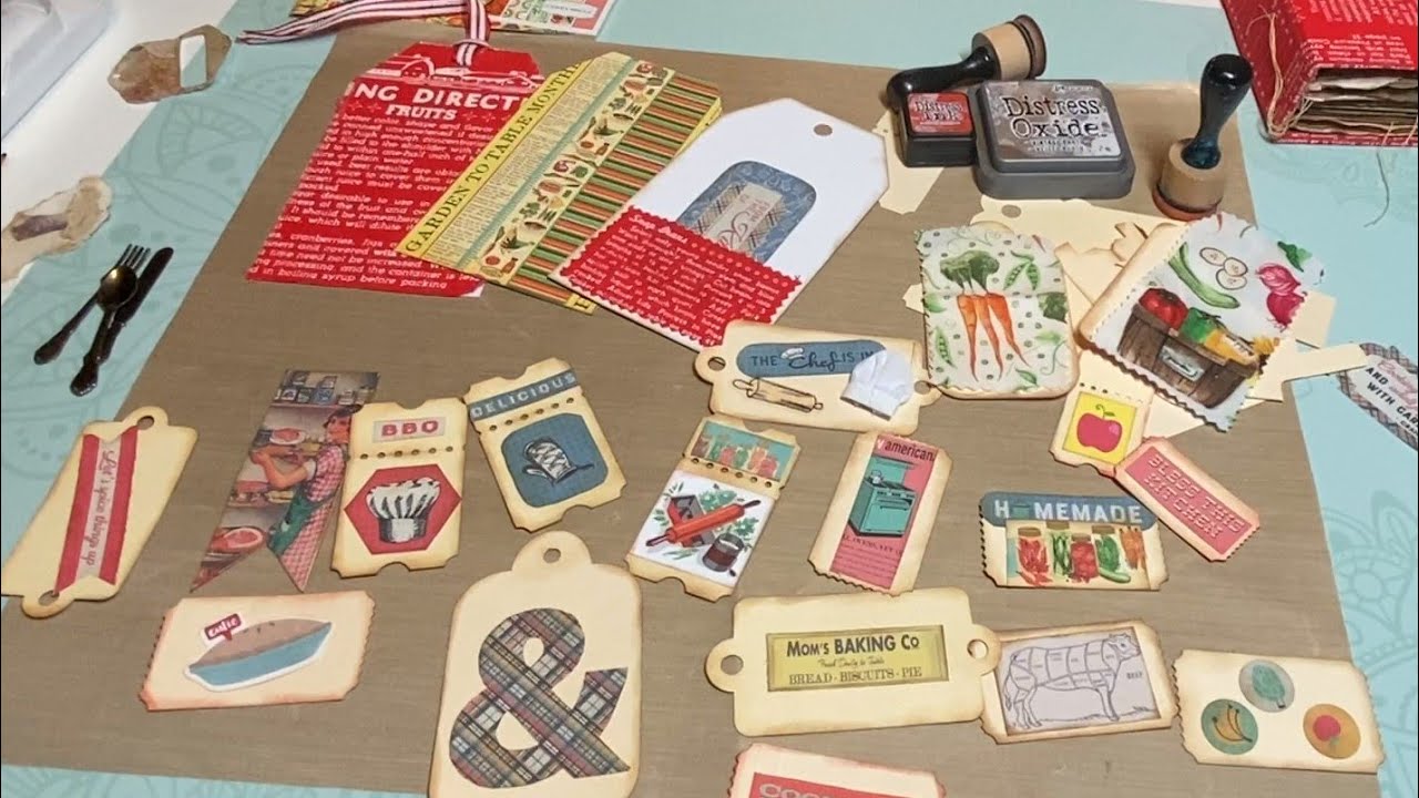 How to make paper tags, tabs and tickets with Cricut Machine - YouTube