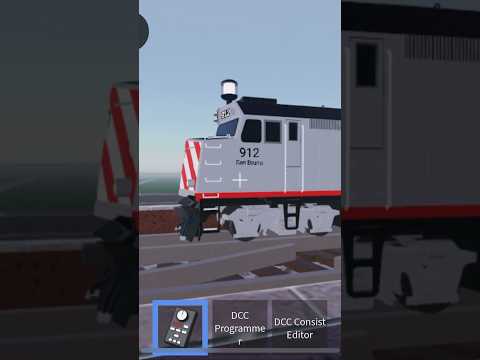Caltrain 912 flys through Westerstaad with a Doppler effect horn! #robloxtrains #912 #caltrain