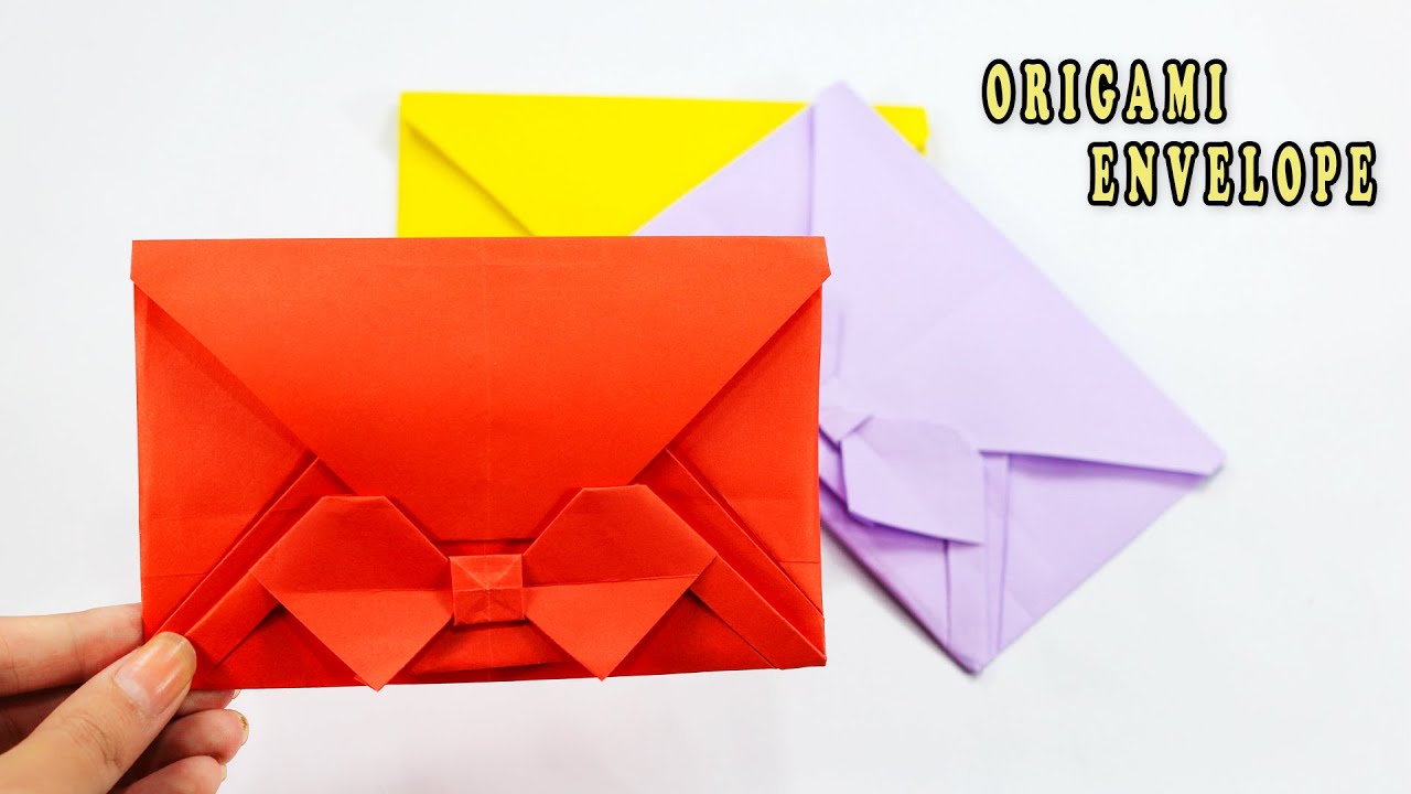 DIY Origami Envelopes! How to make mini origami envelope - Origami ...