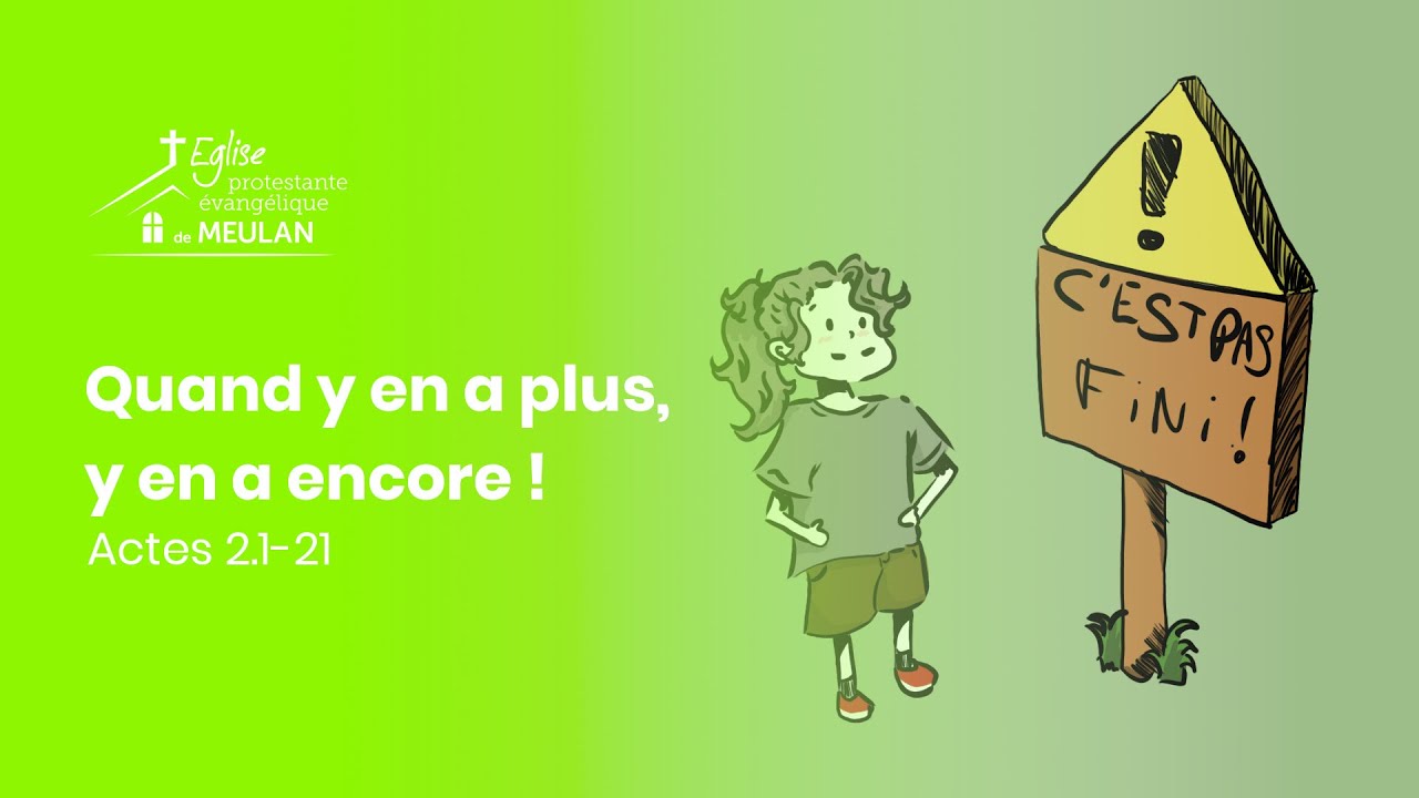 EPEM#175 - Quand y en a plus, y en a encore ! - Actes 2.1-21 - YouTube