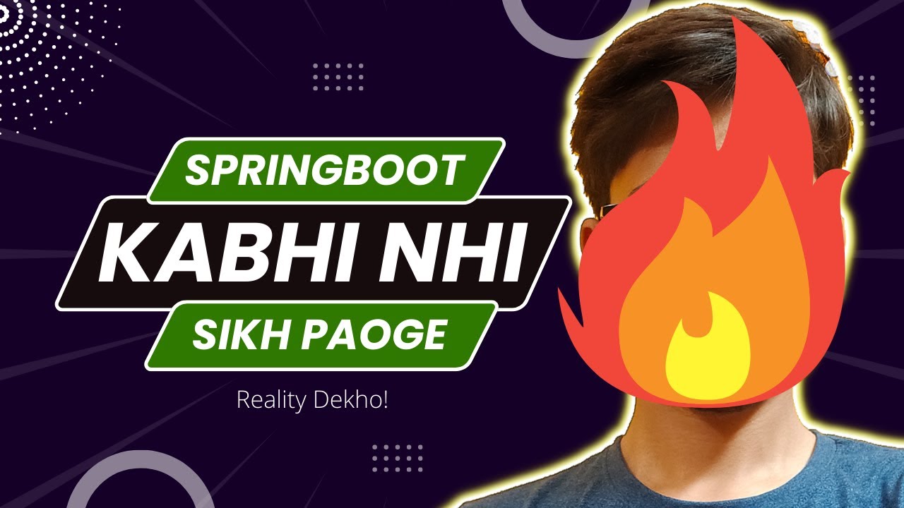 Spring Boot Tutorial A Must Watch Video For Springboot Learners Youtube 0913