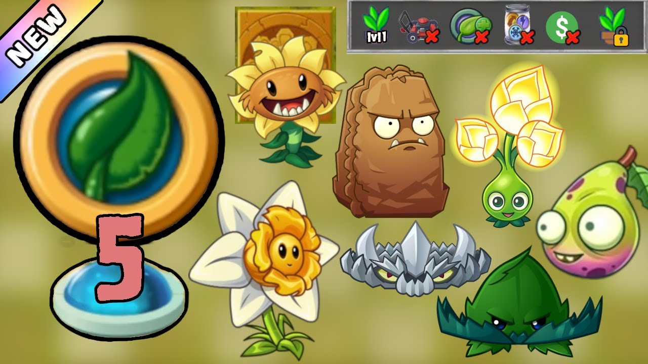 Plants vs Zombies 2 - Plant of the Week Draftodil Level 5 [Plants Lvl 1 ...