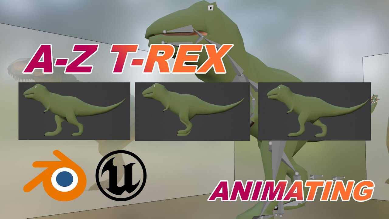 A to Z T-Rex - Animating Walk Cycle in Blender - YouTube