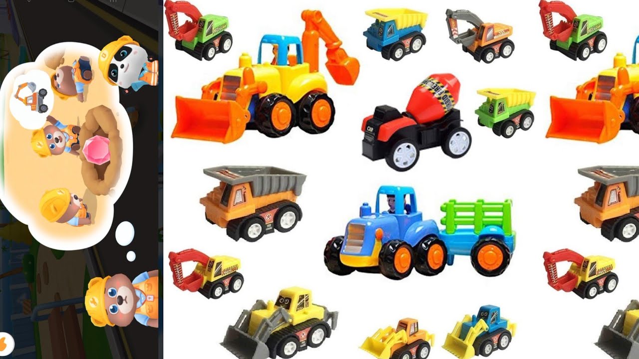 jcb tractor cartoon | jcb video for kids | tractor video - YouTube