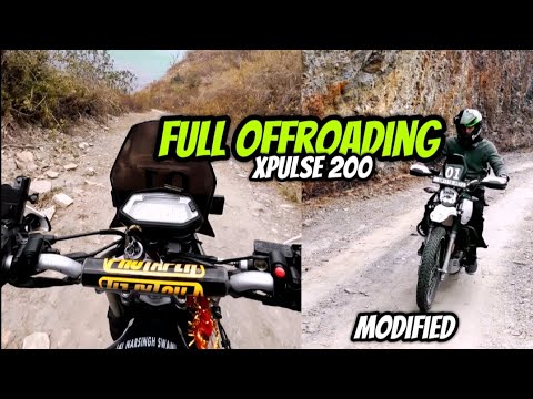 Full throttle offroading xpulse 200 modification xpulse 🥵 - YouTube