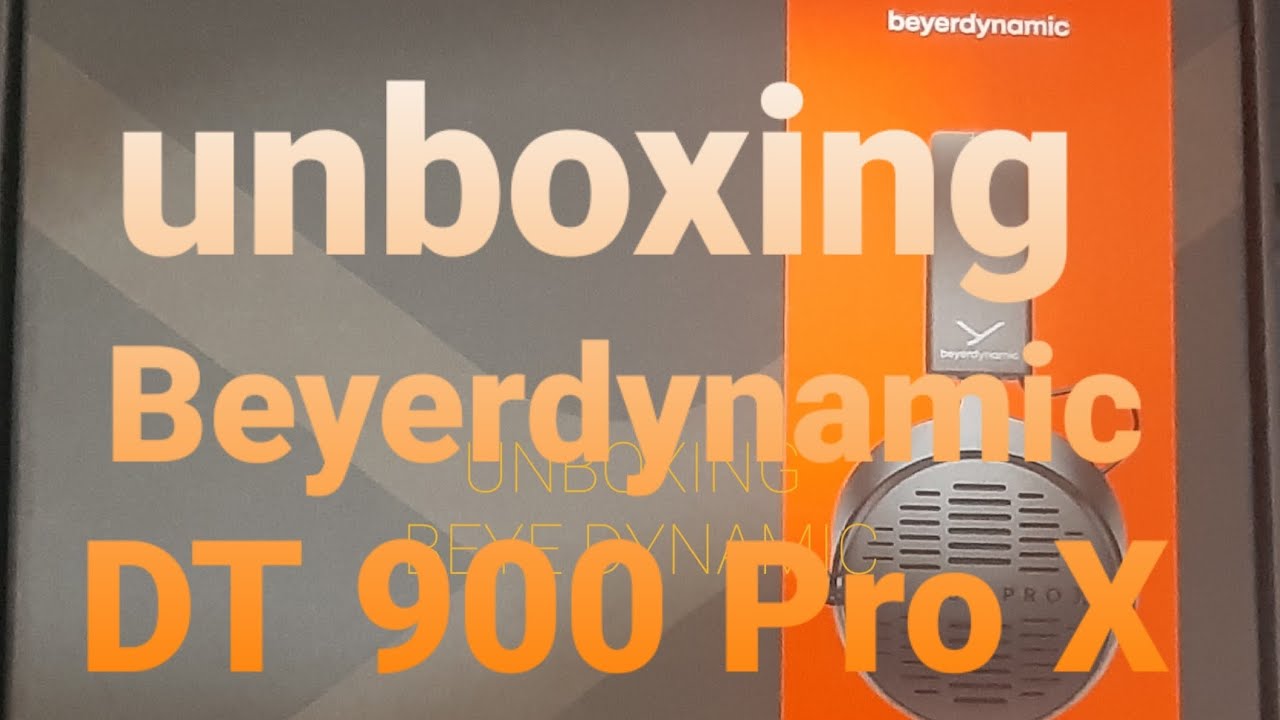 UNBOXING BEYER DYNAMIC DT 900 Pro X | Headphone For Mixing And ...