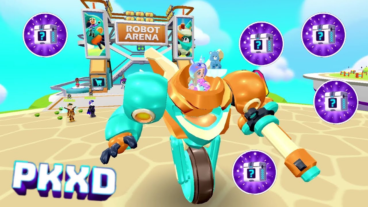 ROBOT ARENA WITH 5 SECRET BOX IS HERE PK XD - YouTube