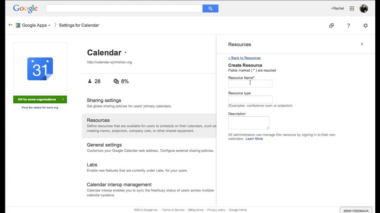 Setting up resource calendars - YouTube