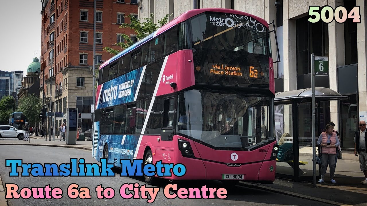 Translink Metro | Route 6a (Forestside to Donegall Sq West) | Full ...