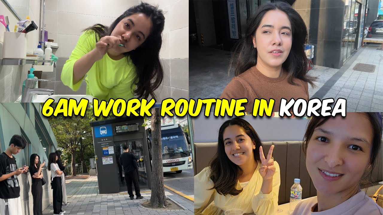 6AM Work Routine in Korea| Pakistani Girl 🇵🇰🇰🇷 - YouTube