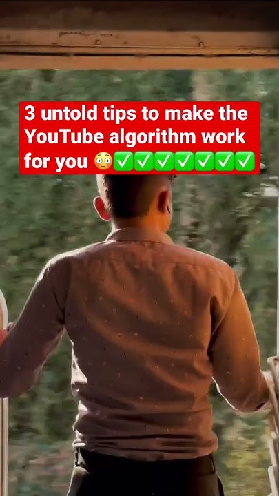 3 Untold tips to make the YT algorithm work for You. youtube algorithm ...
