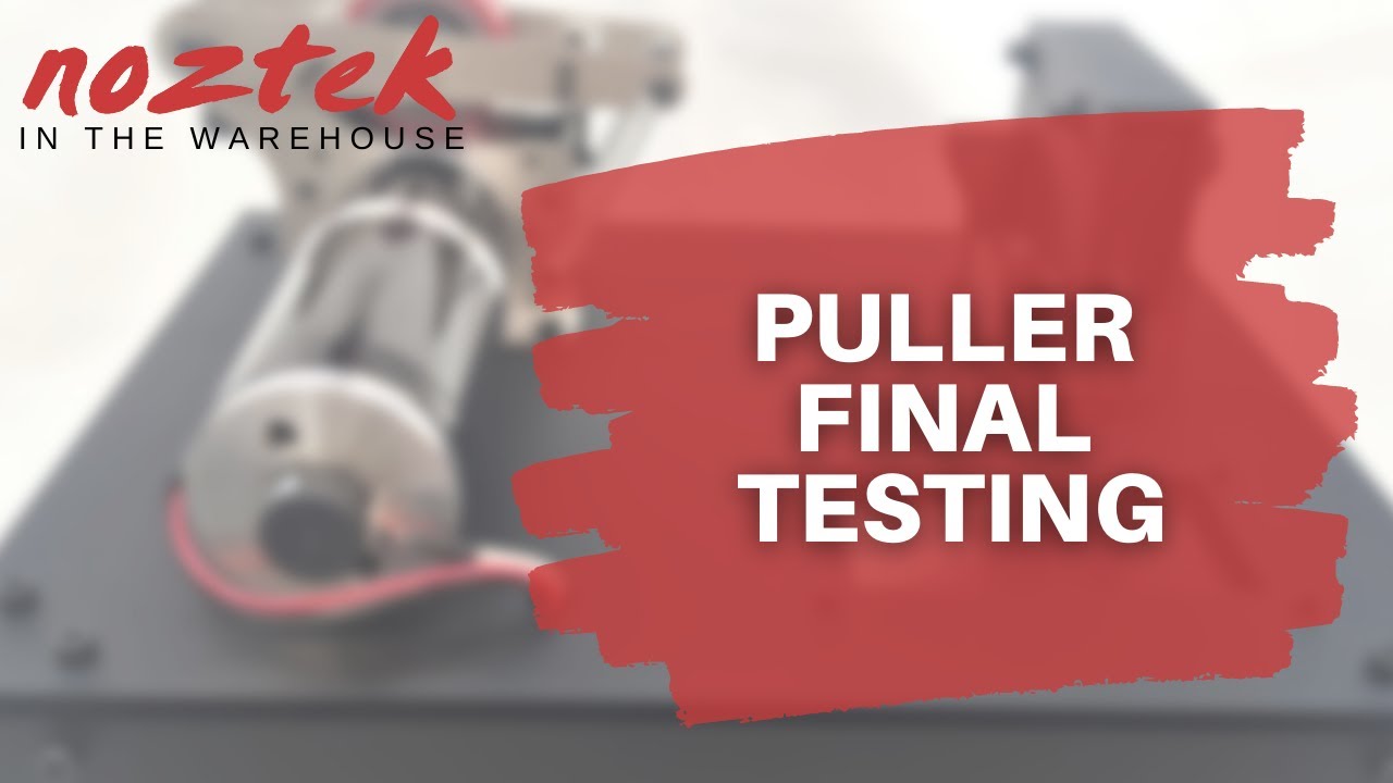 Noztek Filament Tolerance Puller System Final Testing - YouTube