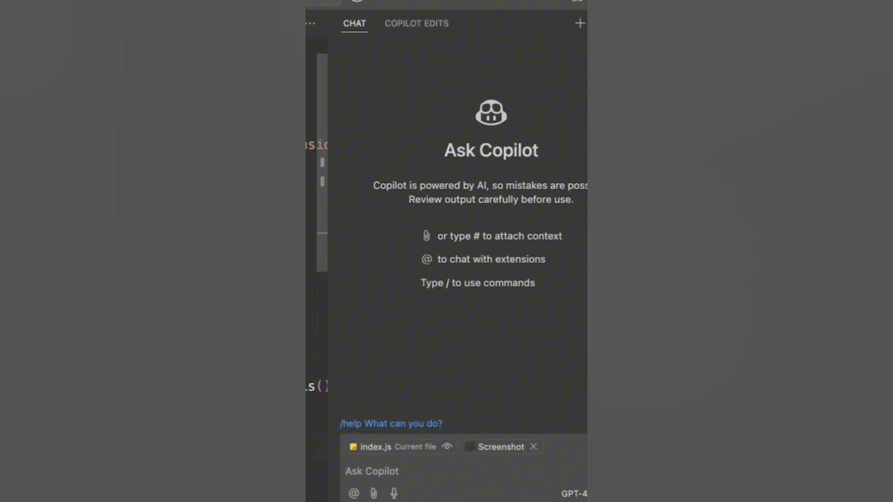 Copilot Vision - VS Code UI Screenshoot - YouTube