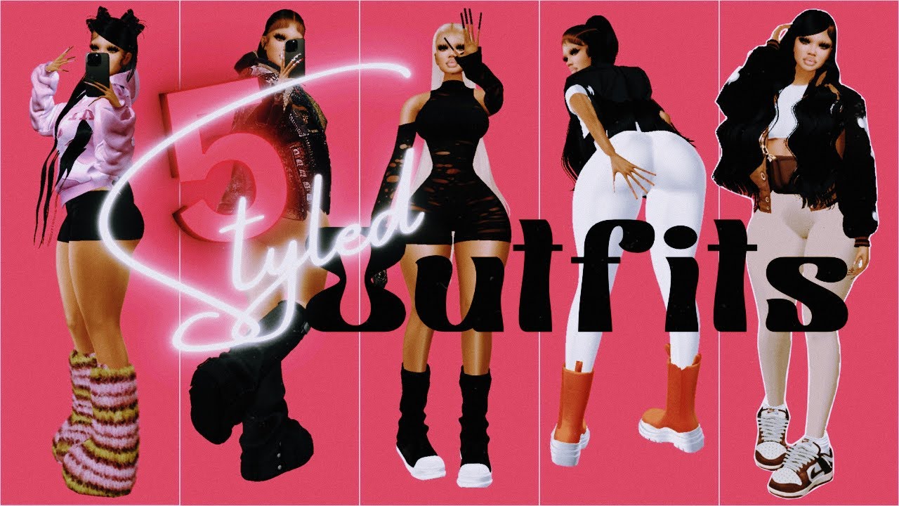 Imvu outfits|five styled outfits| ⁠@Urnotluxx - YouTube