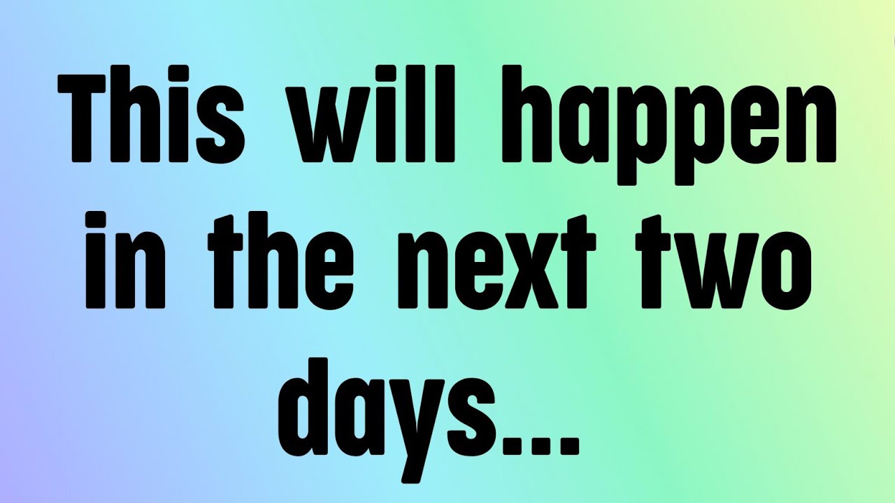 🔴God message today | This will happen in the next two days...| gods ...