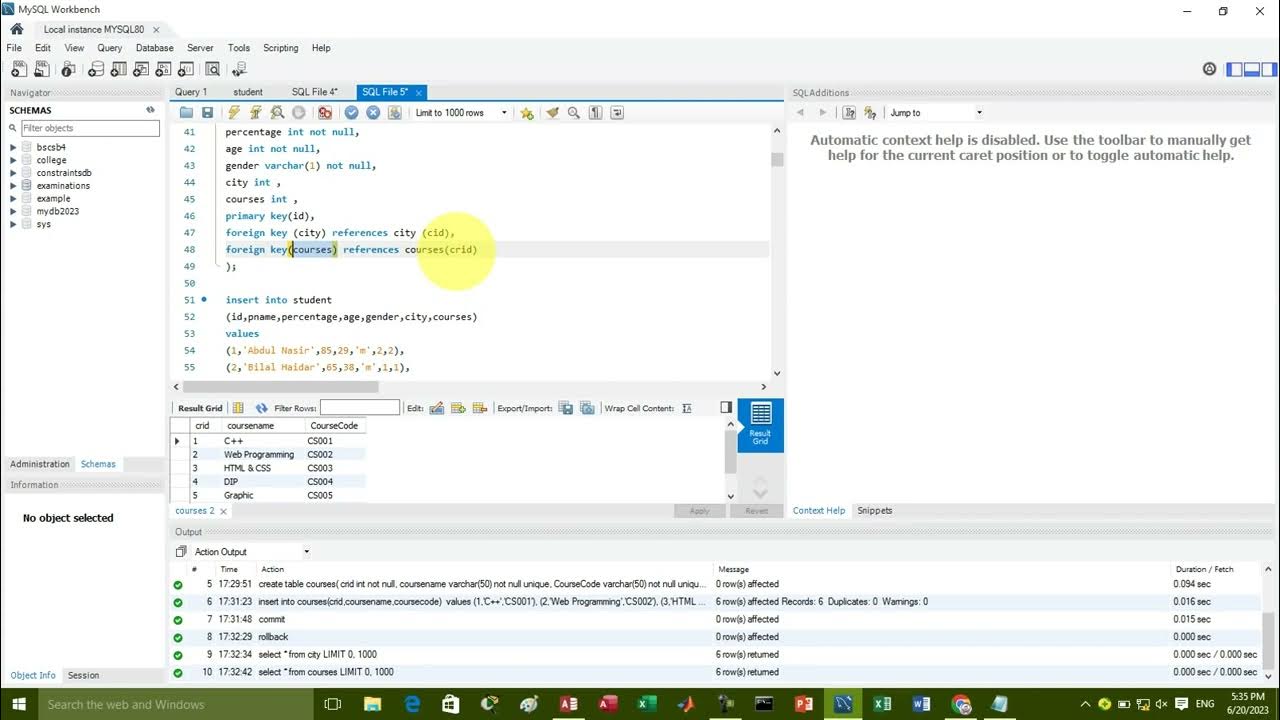 Lecture-10| Exploring String Function in MySQL - YouTube