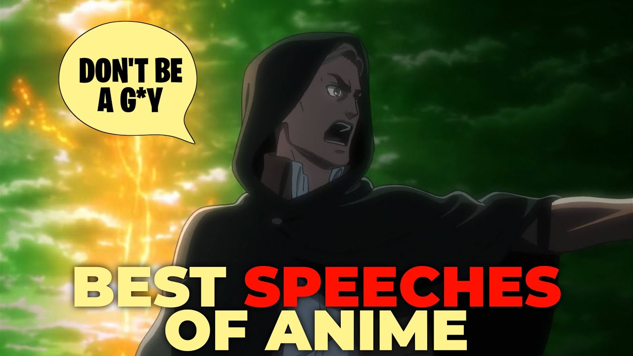 Best Anime Speeches of All Time 🎤🔥 | Words That Changed Everything ...