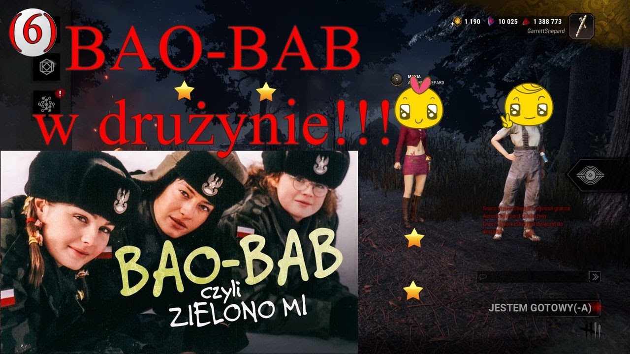 BAO-BAB w drużynie (co-op@AurorkaShepard) Dead by Daylight #6 - YouTube
