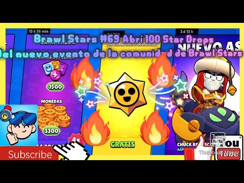 🔫Brawl Stars 🔫 #69 Abrí 💯 🌟Star Drops🌟 del nuevo evento de la comunidad ...