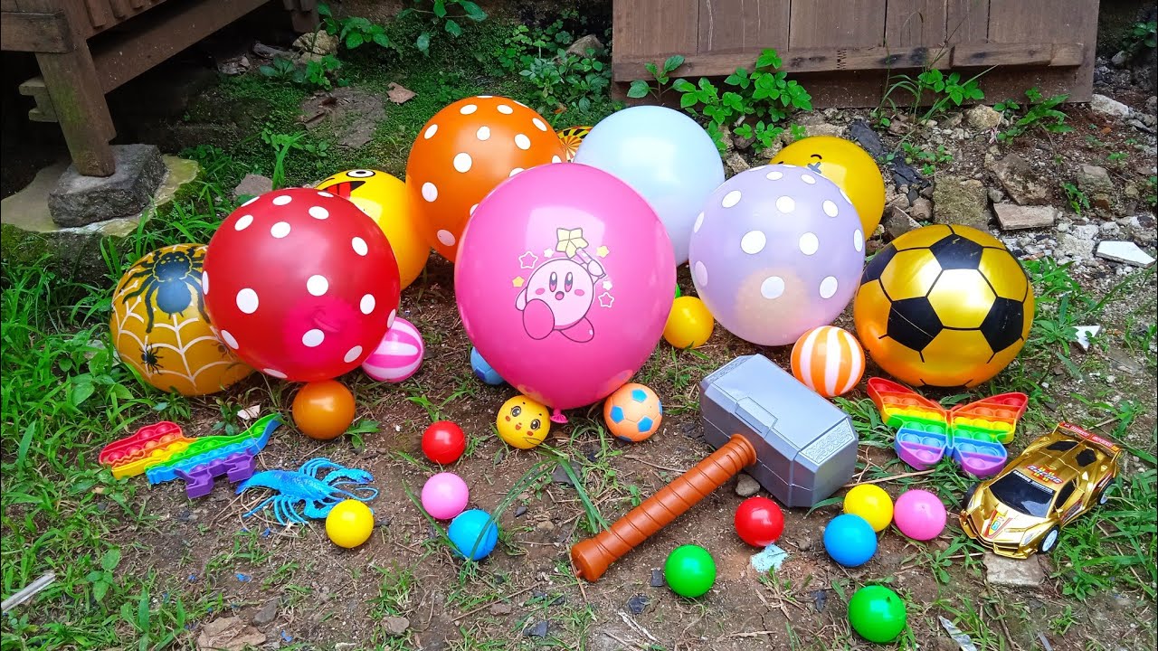Mengumpulkan Balon, Popping Ballons, Menemukan Balon Meletus, Bola, Pop ...